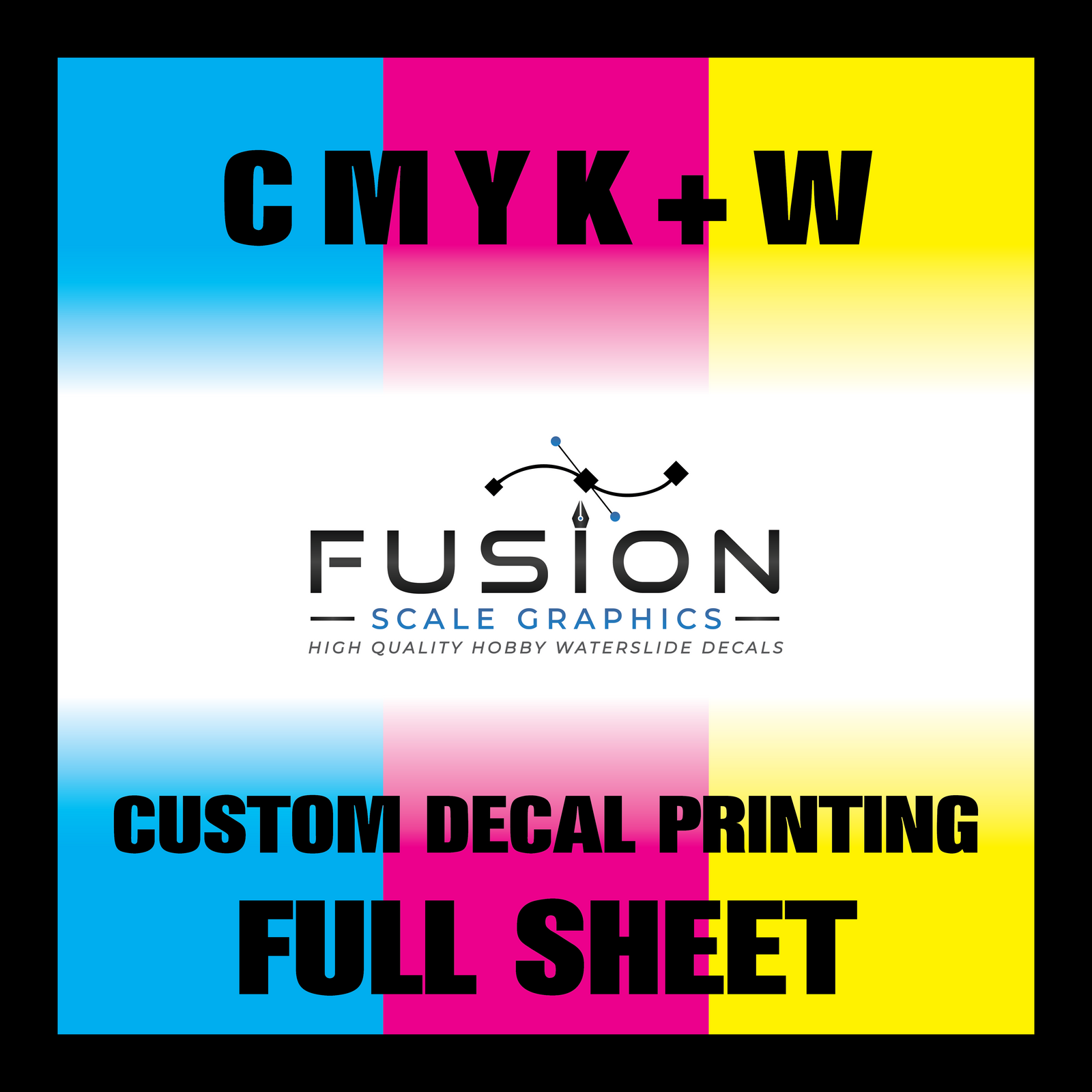 Custom Model Decal Printing – Professional White & Color Decals ...