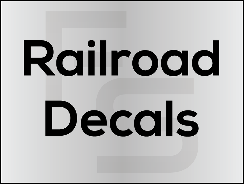 Fusion Scale Graphics: Model Railroad Decals | Custom Waterslide Decal