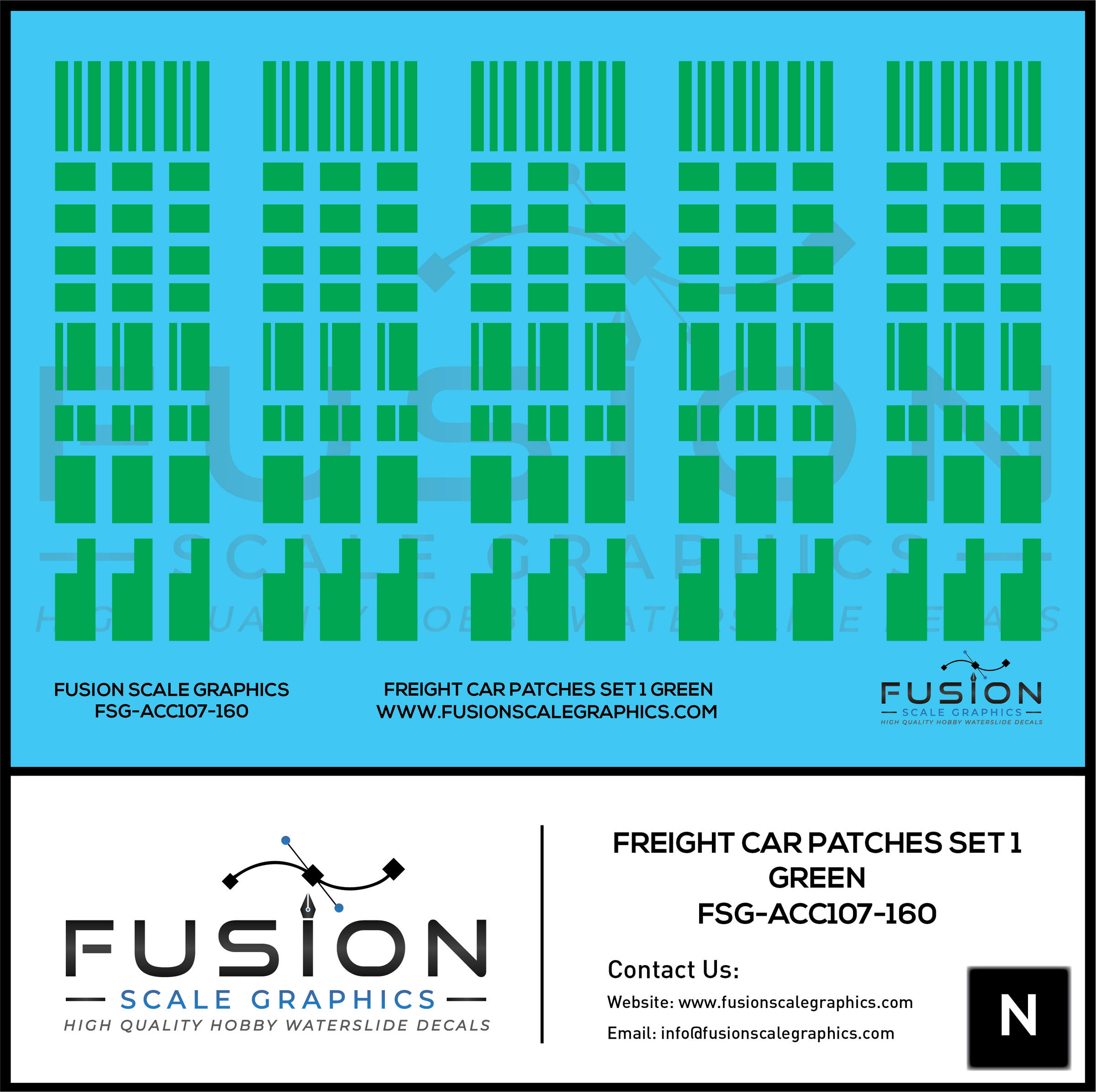 N Scale Decals – Fusion Scale Graphics