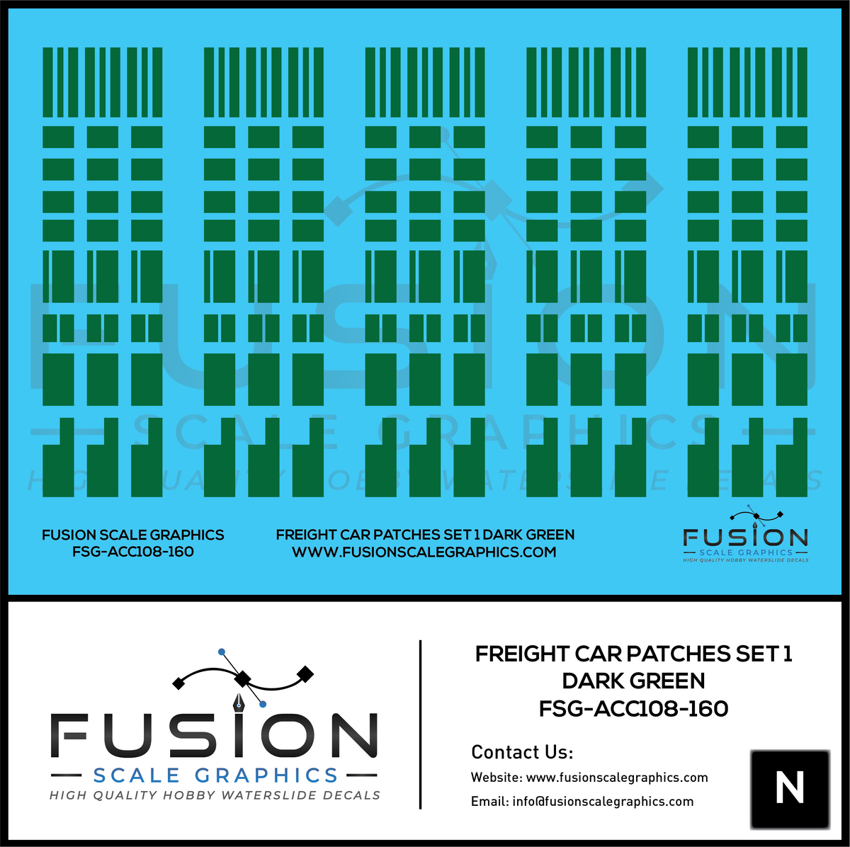 N Scale Decals – Fusion Scale Graphics