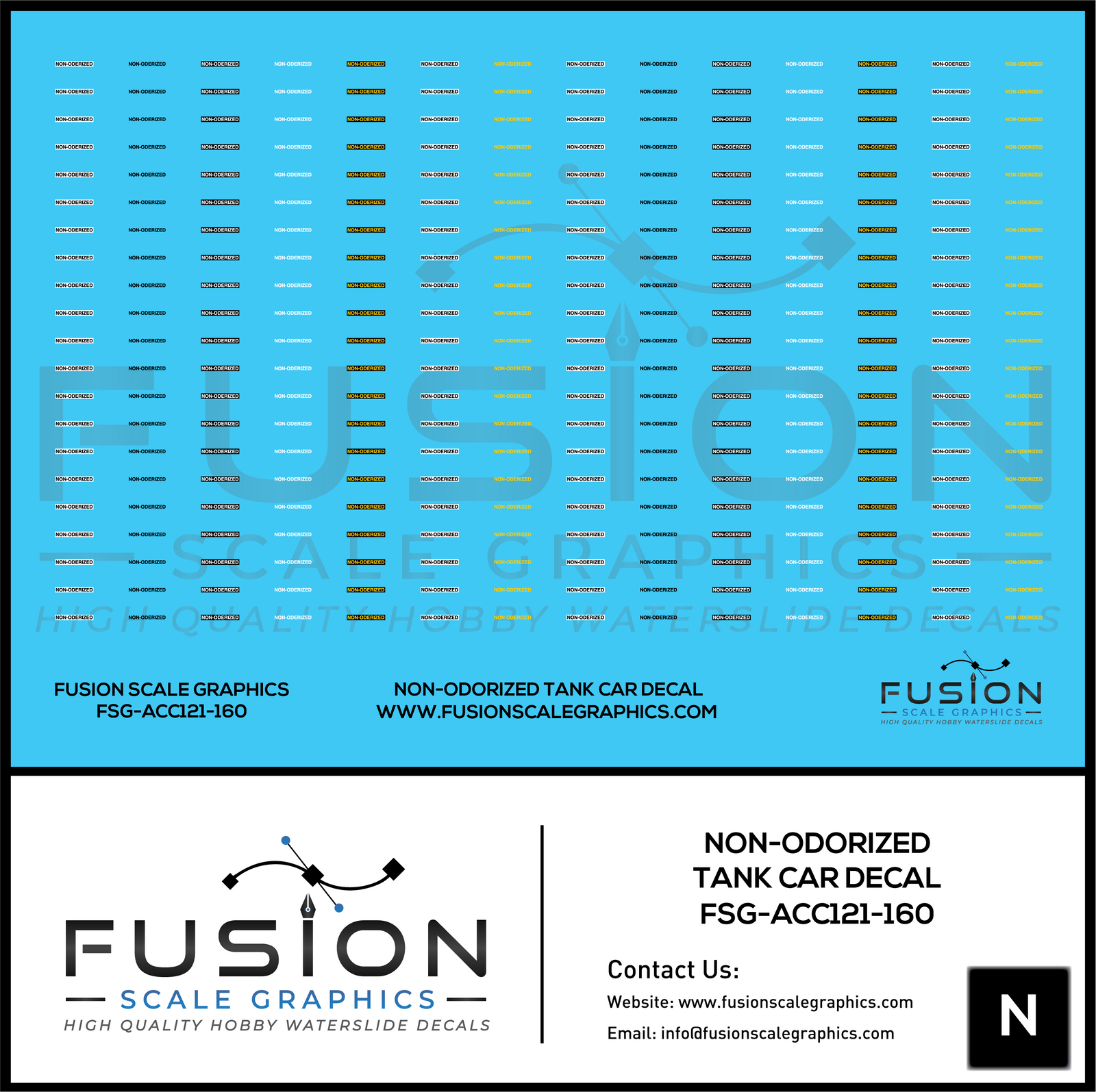 N Scale Decals – Fusion Scale Graphics
