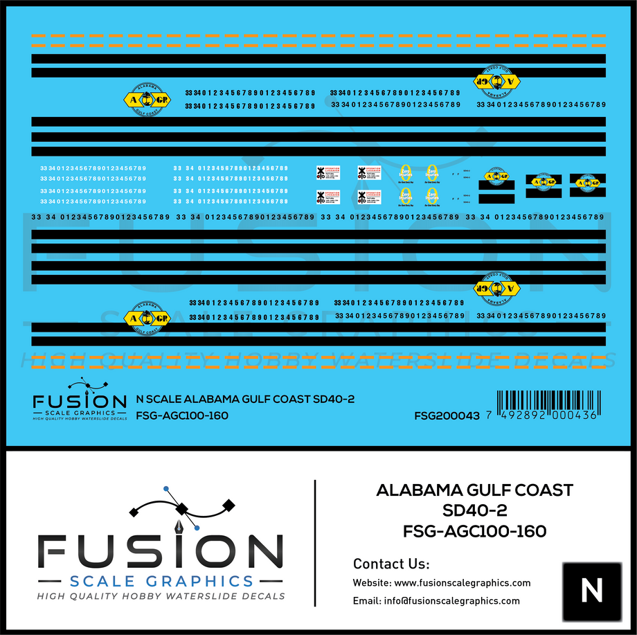 N Scale Decals – Fusion Scale Graphics