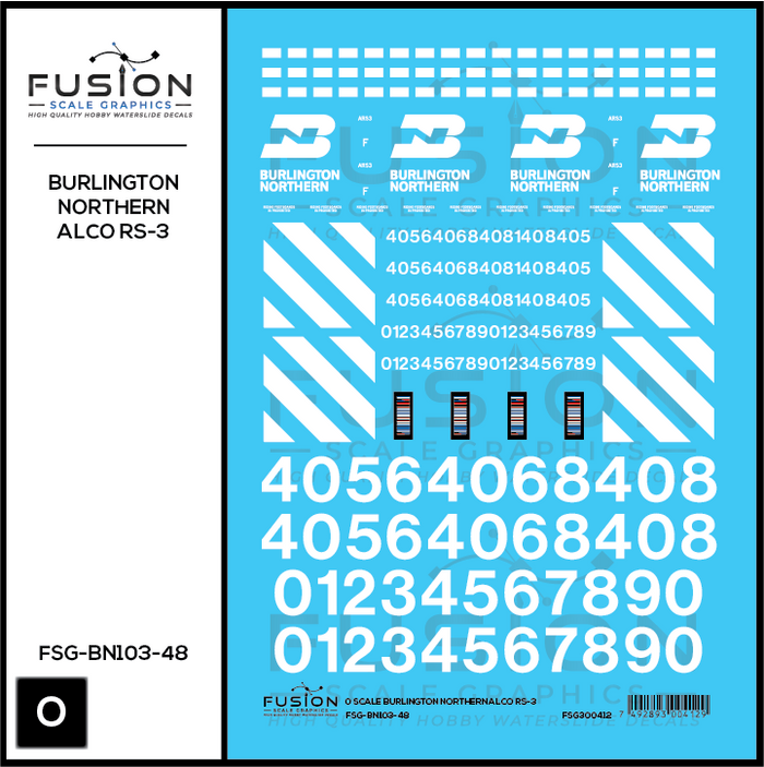 Fusion Scale Graphics: Model Train Decals | Custom Waterslide Decals