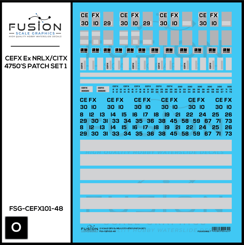 Fusion Scale Graphics: Model Train Decals | Custom Waterslide Decals