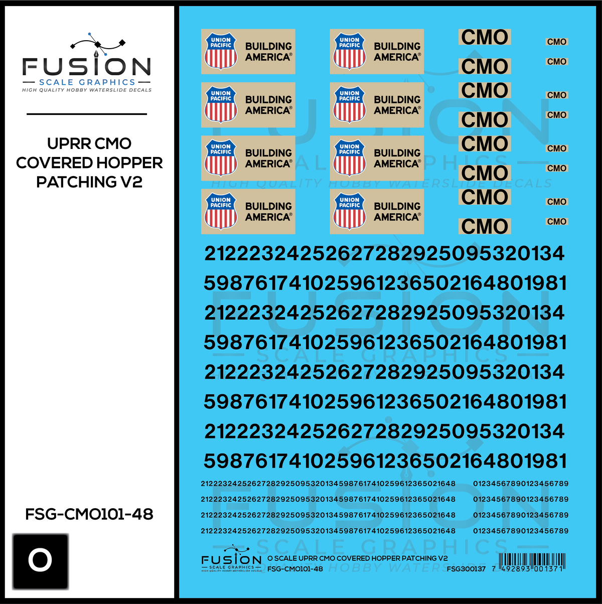Fusion Scale Graphics: Model Train Decals | Custom Waterslide Decals