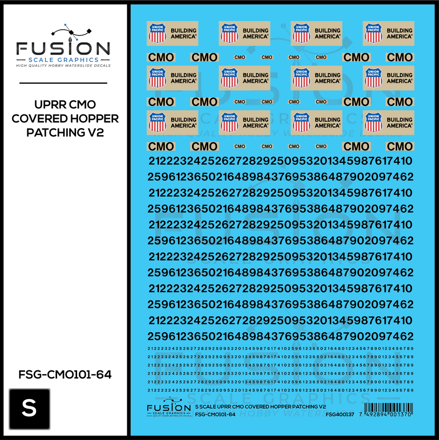 Fusion Scale Graphics: Model Train Decals | Custom Waterslide Decals