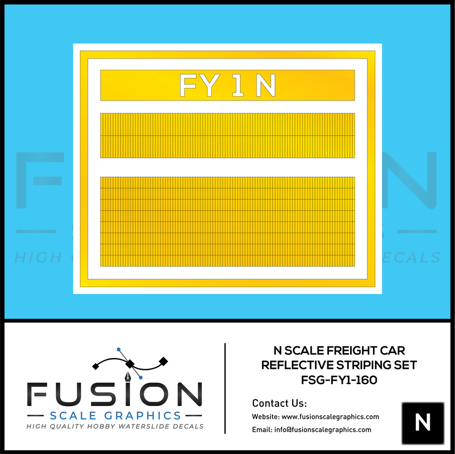 Model Railroad Reflective Decals - Reflectors For Model Trains – Fusion ...