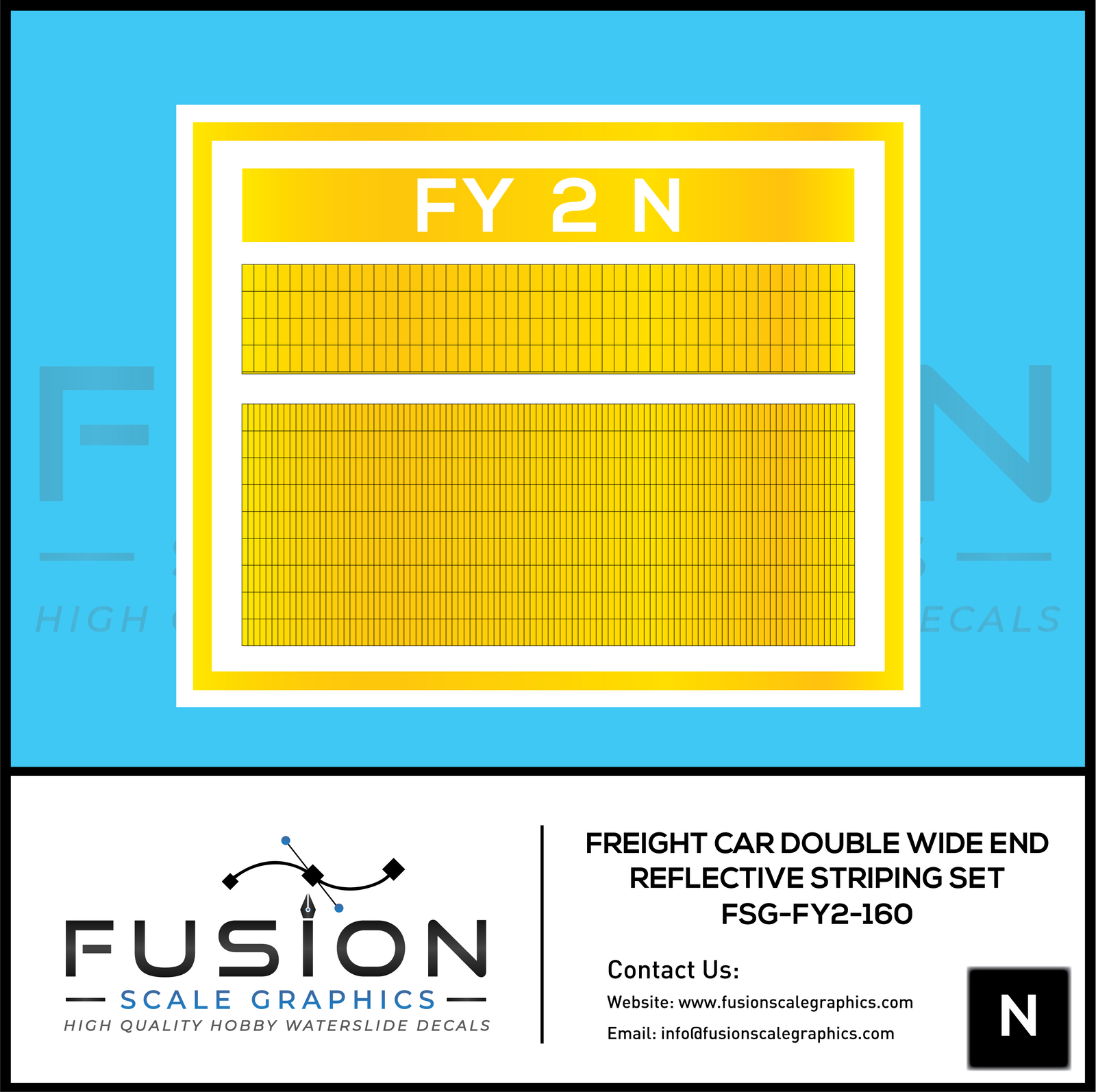 Model Railroad Reflective Decals - Reflectors For Model Trains – Fusion ...