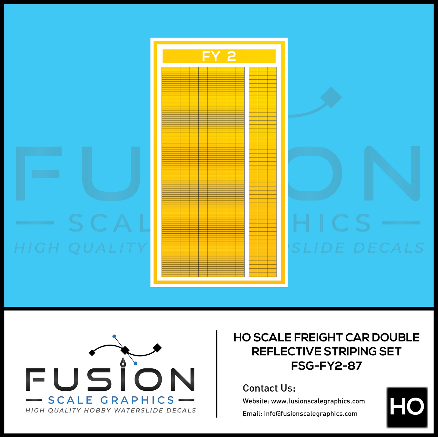 Model Railroad Reflective Decals - Reflectors For Model Trains – Fusion ...