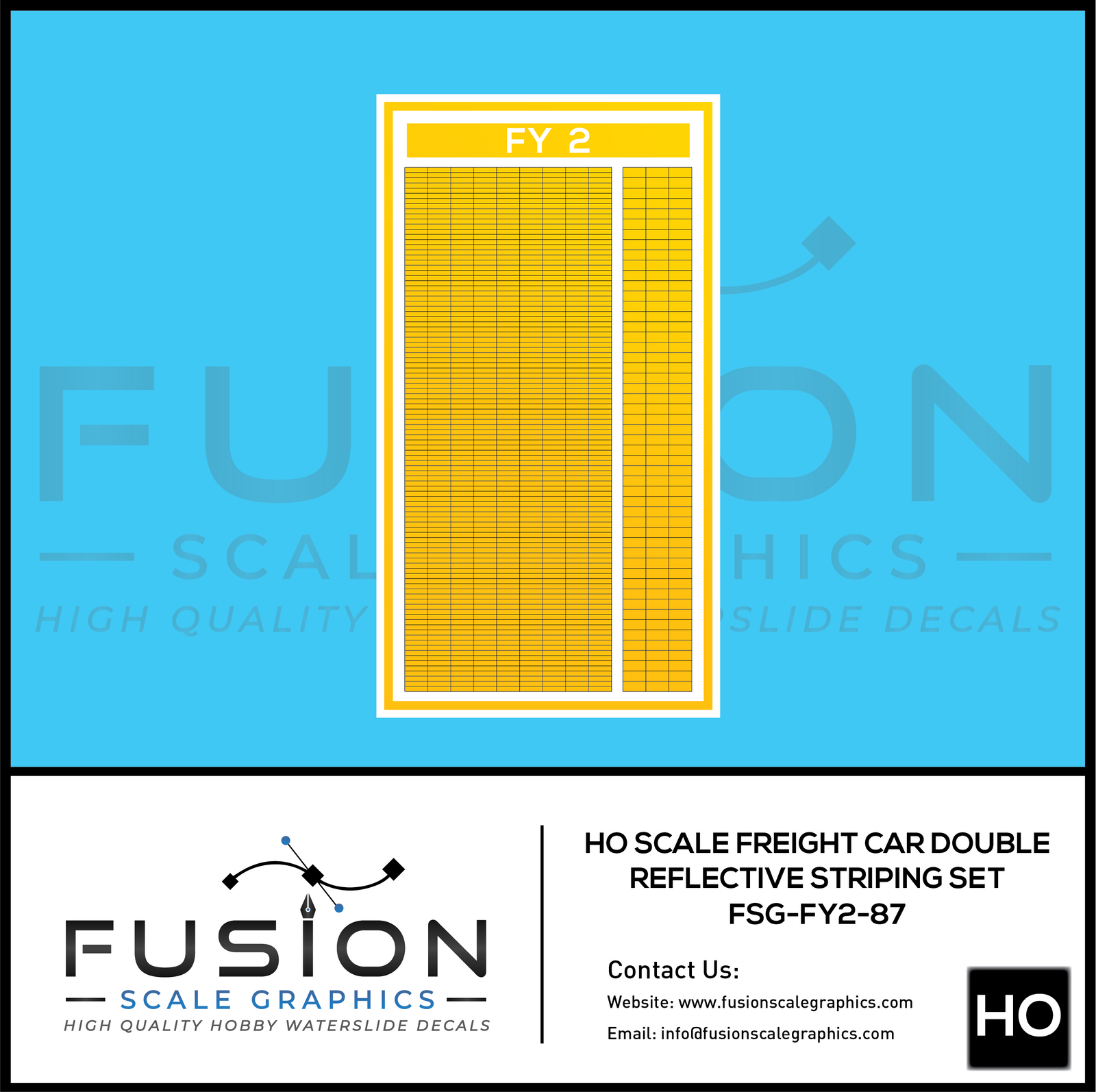 Model Railroad Reflective Decals - Reflectors For Model Trains – Fusion ...