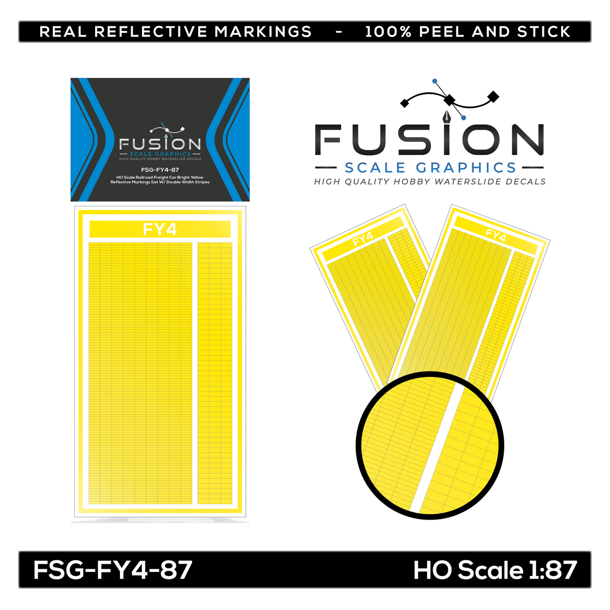 Model Railroad Reflective Decals - Reflectors For Model Trains – Fusion ...