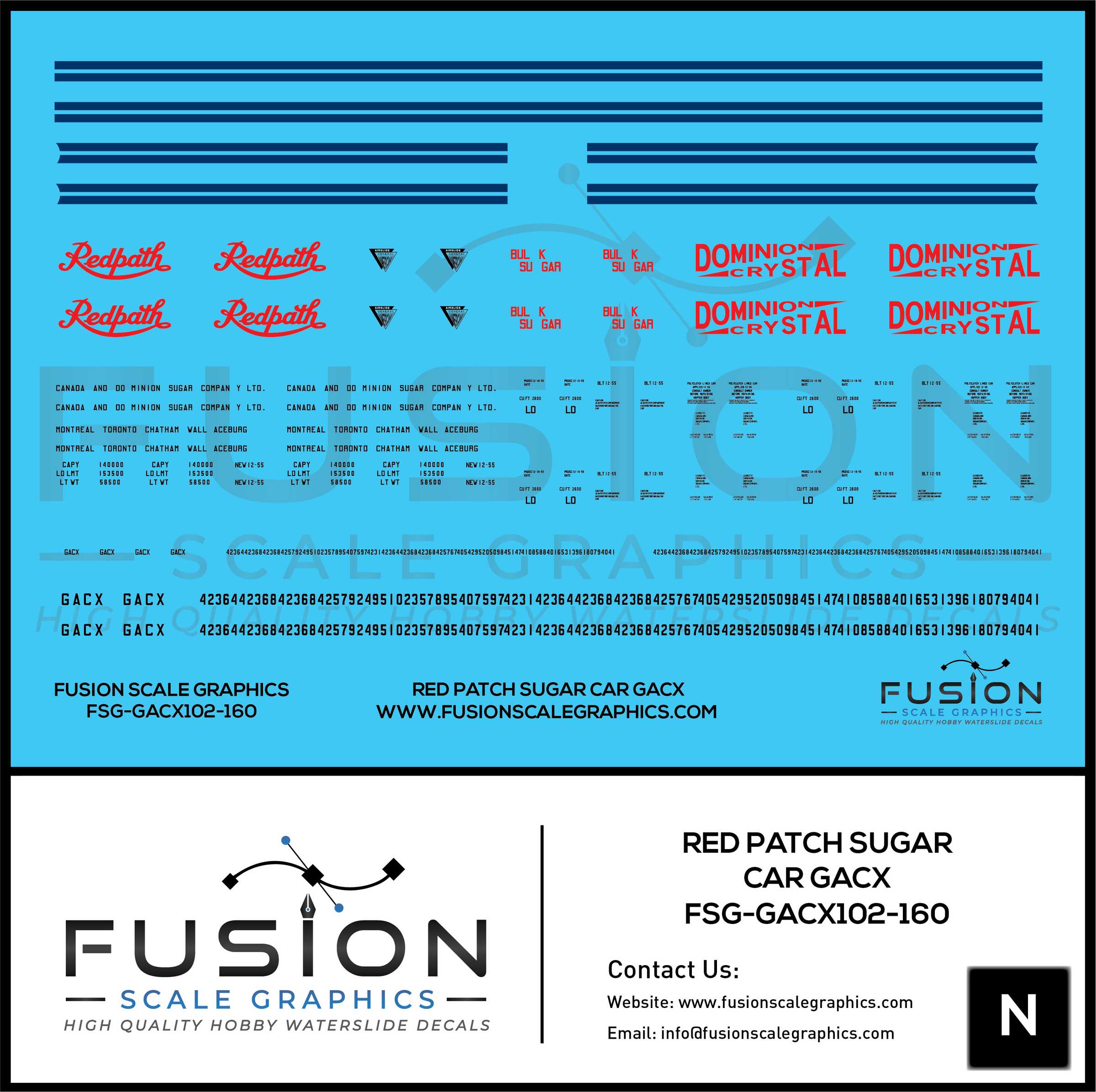 N Scale Decals – Fusion Scale Graphics