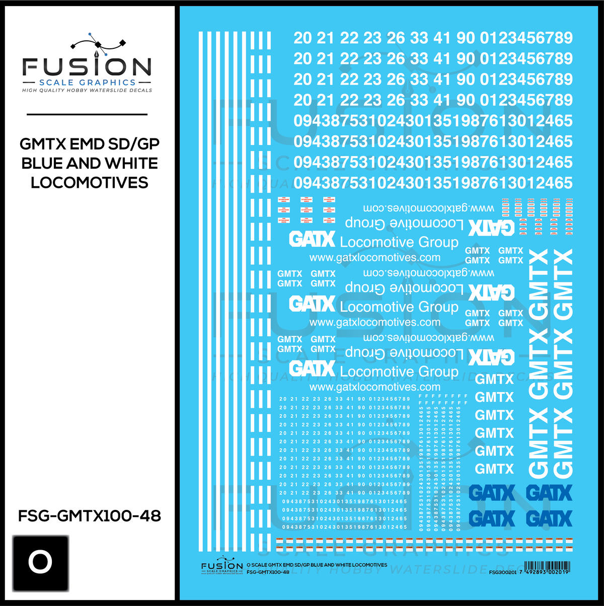 Fusion Scale Graphics: Model Train Decals | Custom Waterslide Decals