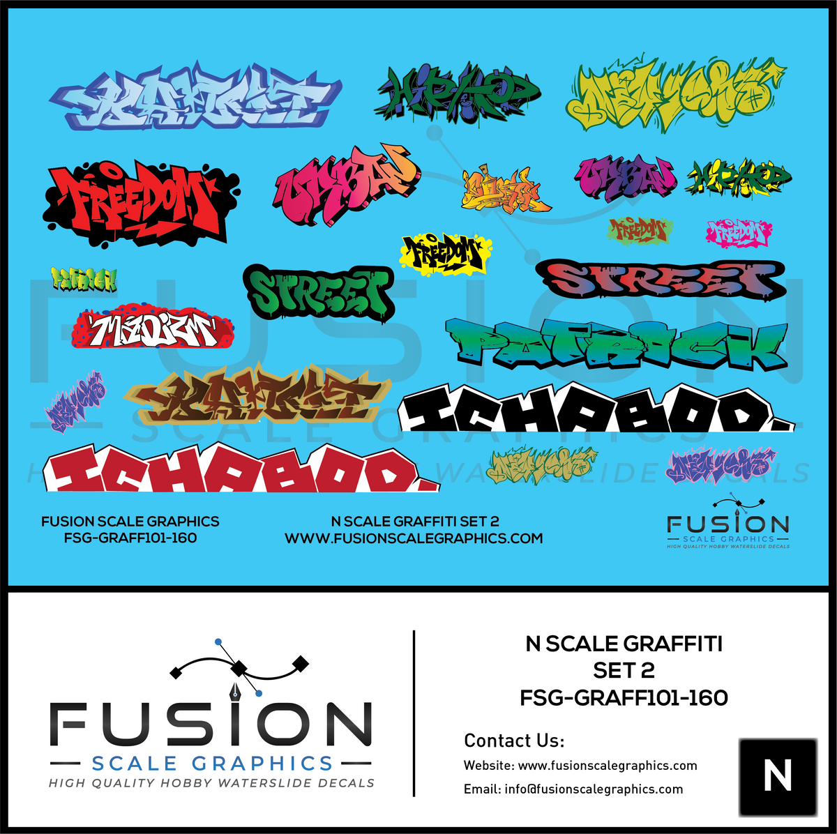 Railroad Decals – Fusion Scale Graphics