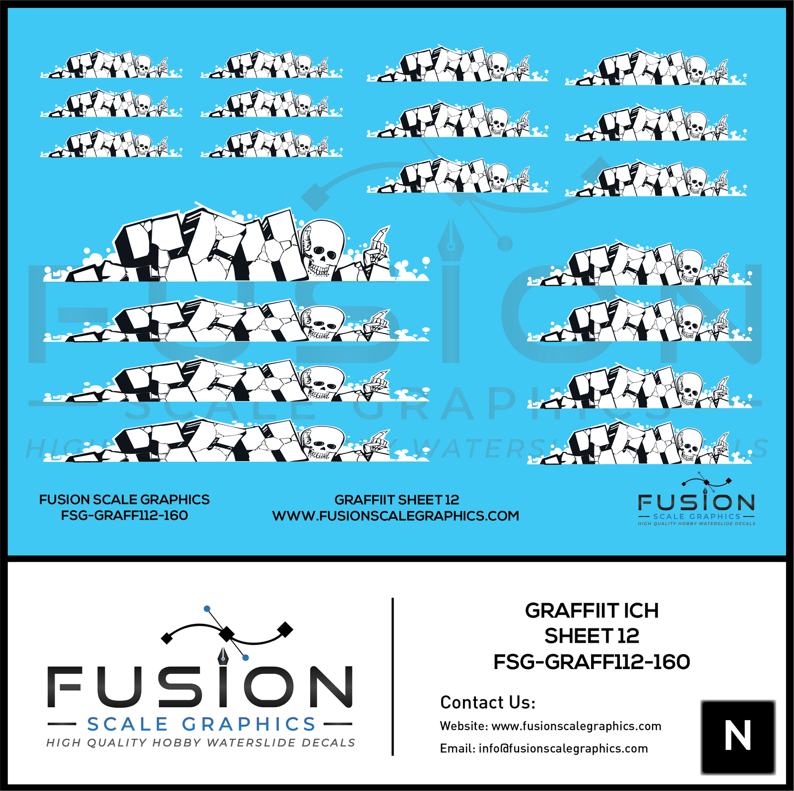 N Scale Decals – Fusion Scale Graphics