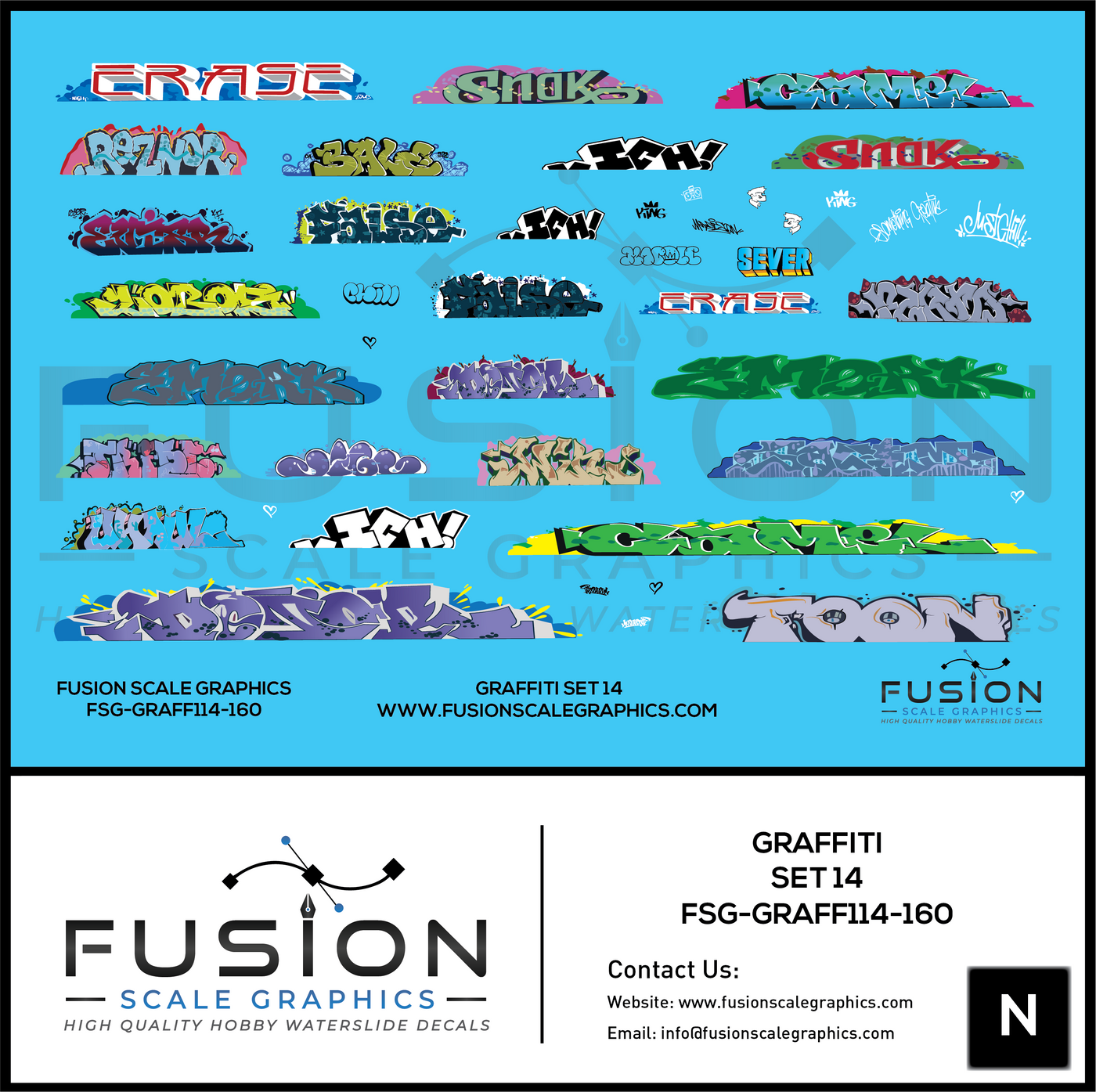 N Scale Decals – Fusion Scale Graphics