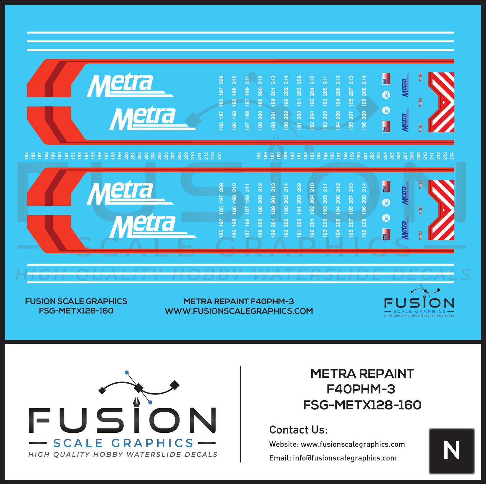 N Scale Decals – Fusion Scale Graphics