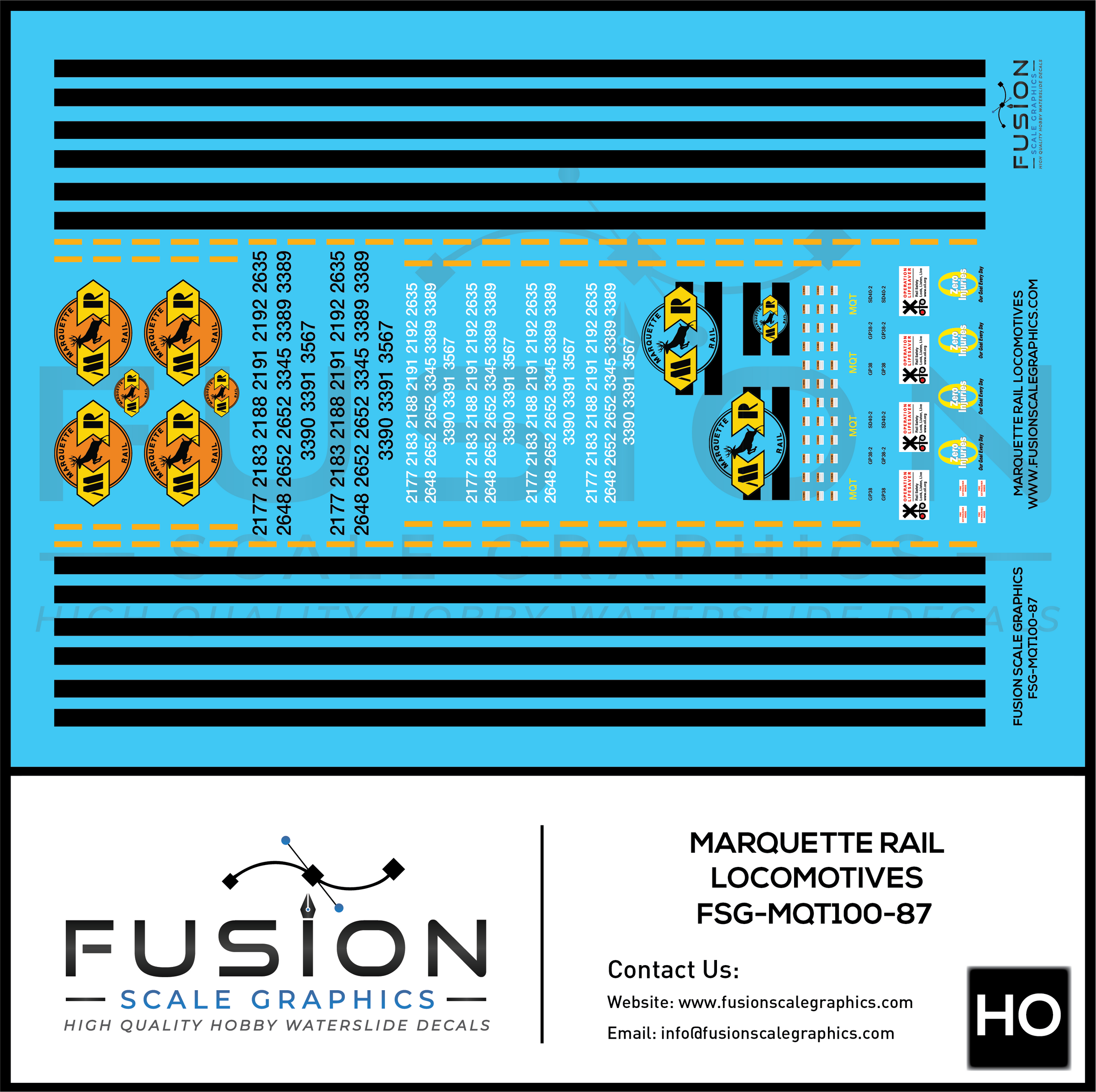 HO Scale Decals – Page 5 – Fusion Scale Graphics