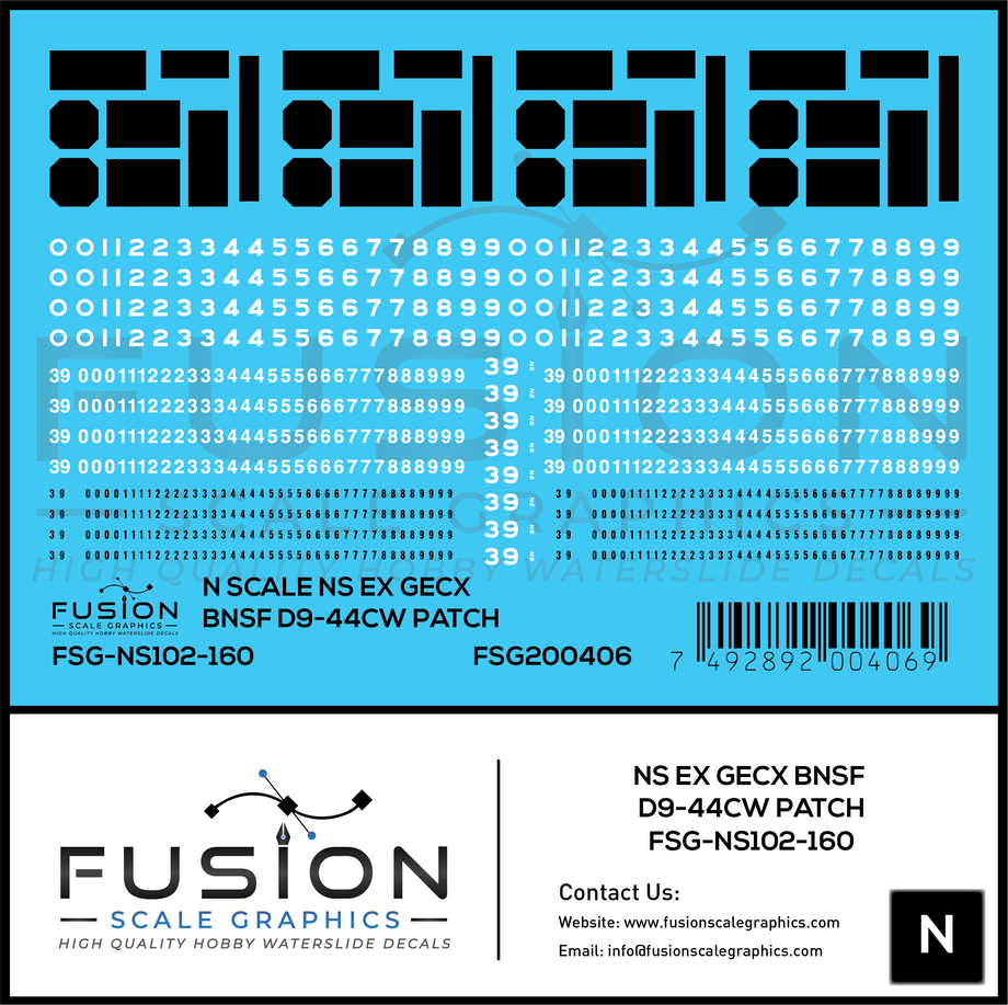 N Scale Decals – Fusion Scale Graphics