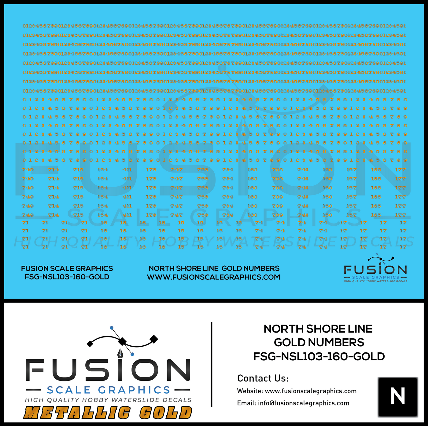 N Scale Decals – Fusion Scale Graphics