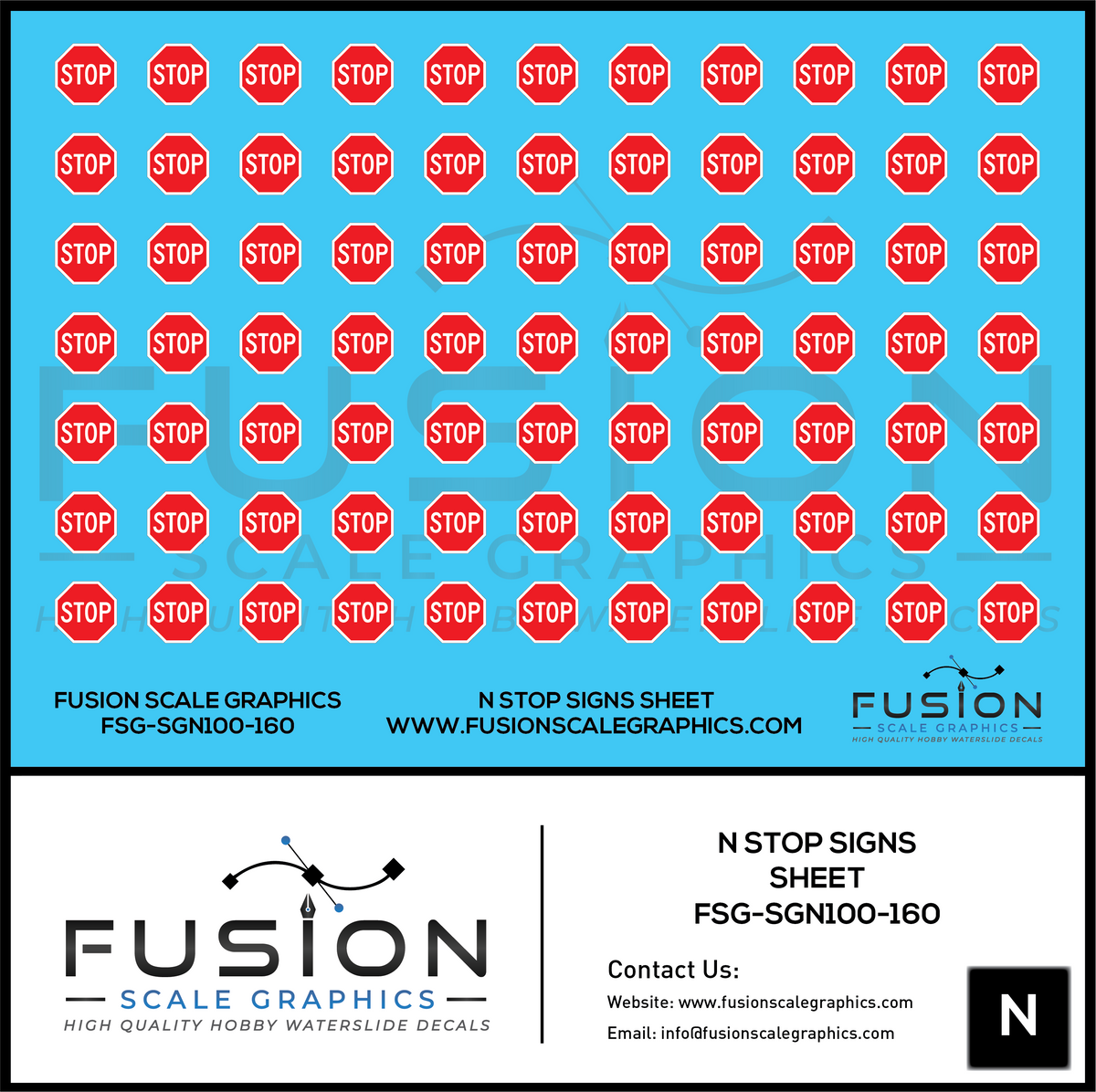 N Scale Decals – Fusion Scale Graphics