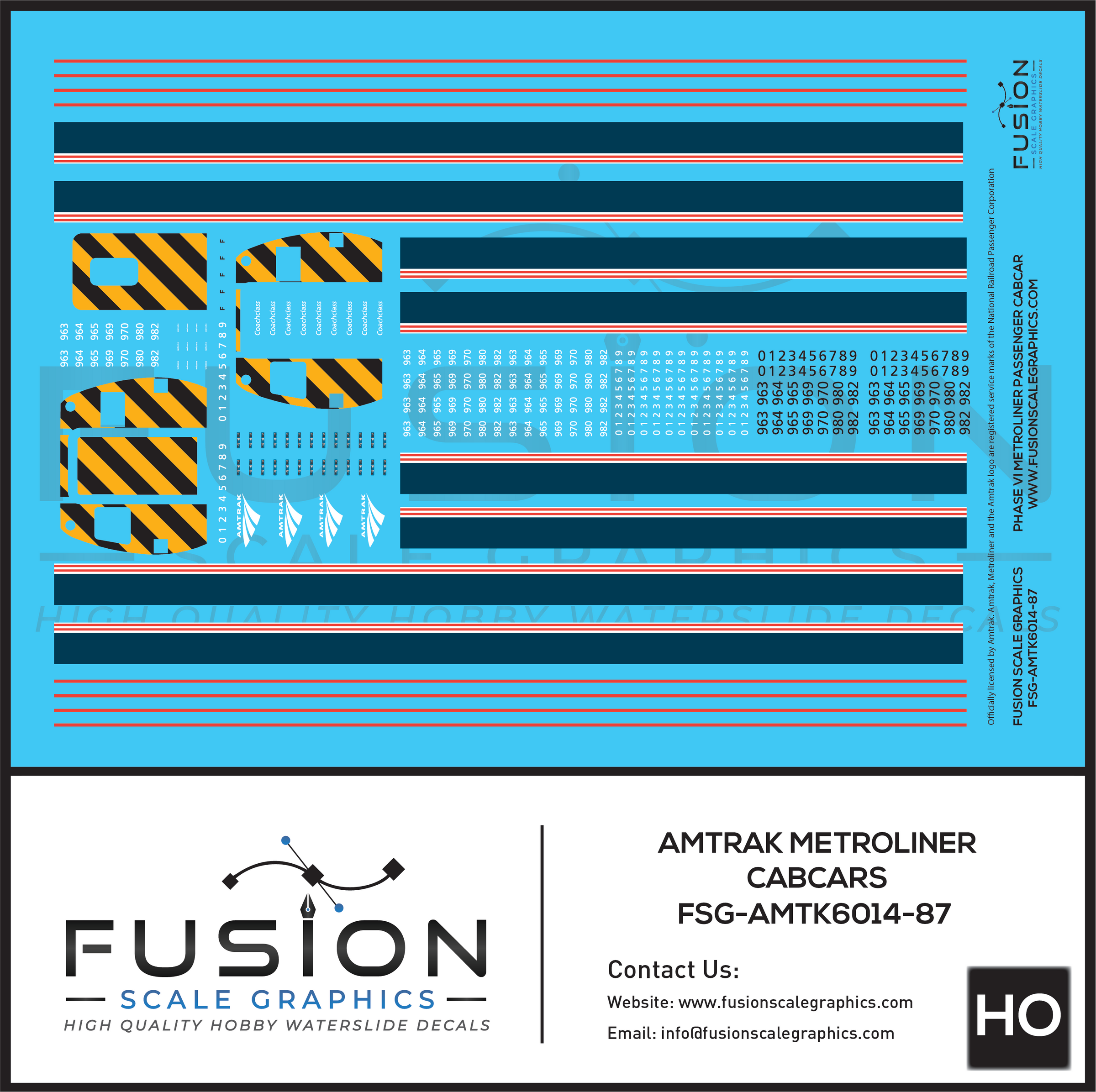 HO Scale Decals – Fusion Scale Graphics