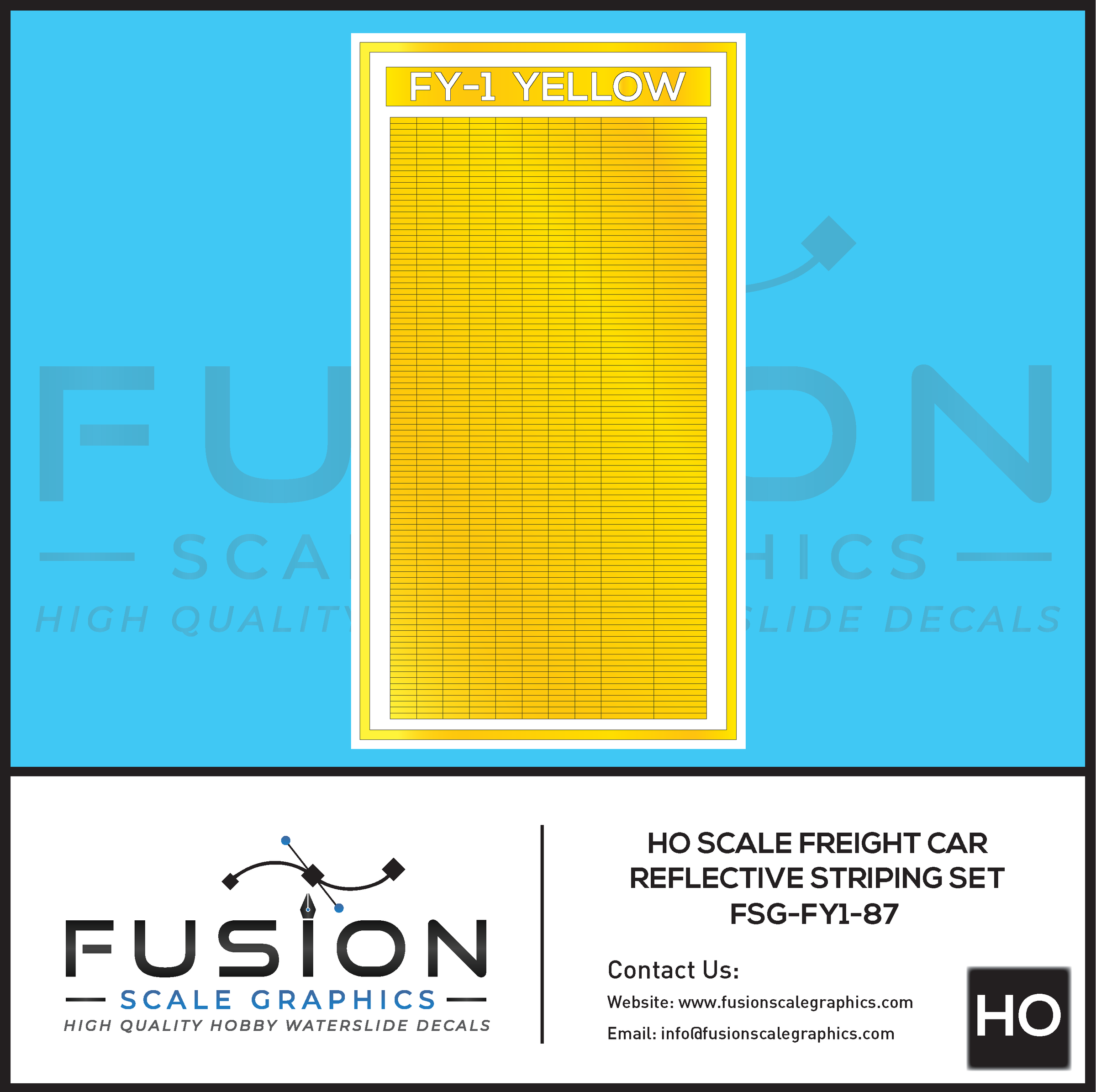 HO Scale Decals – Fusion Scale Graphics