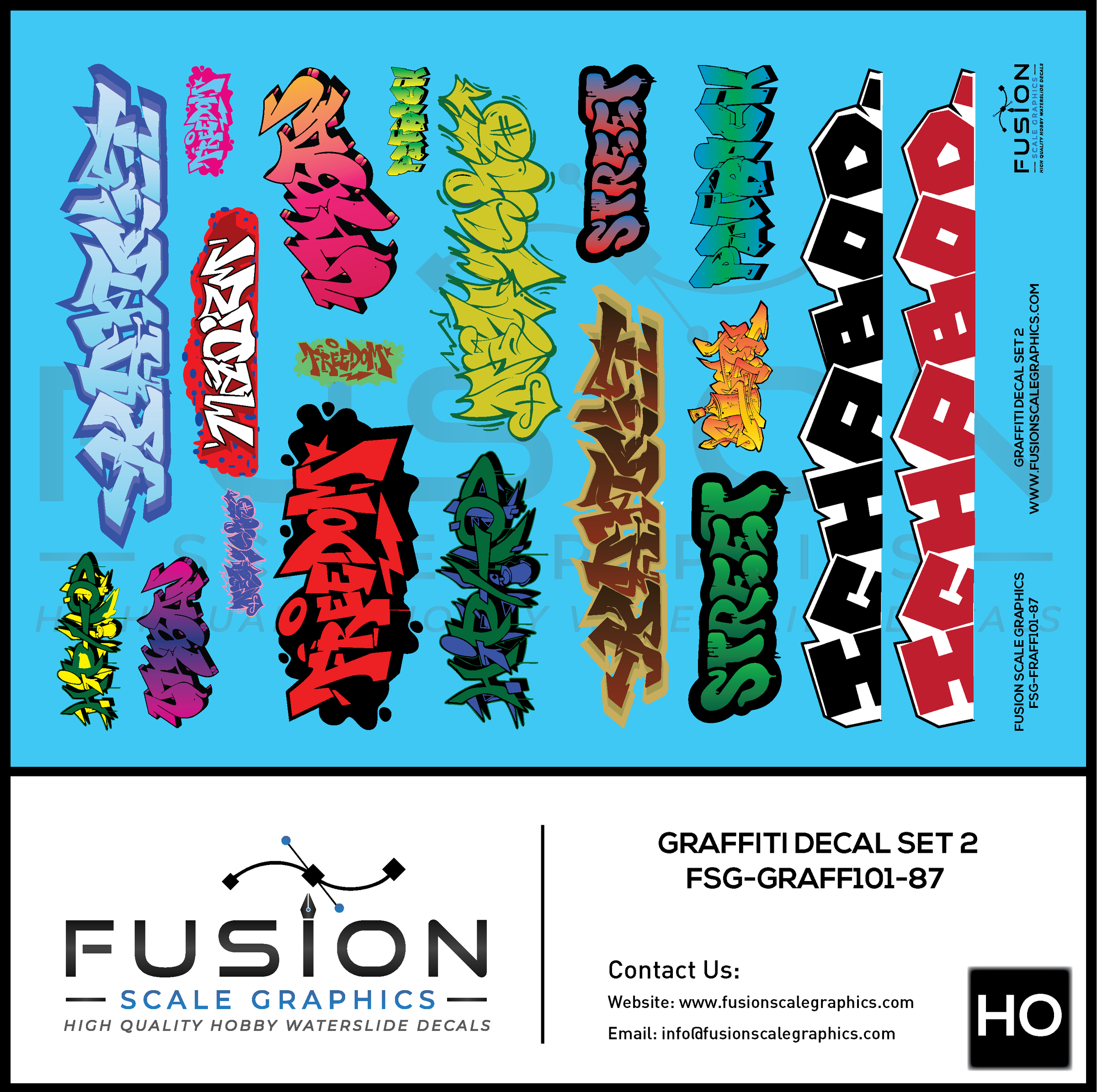 HO Scale Decals – Fusion Scale Graphics