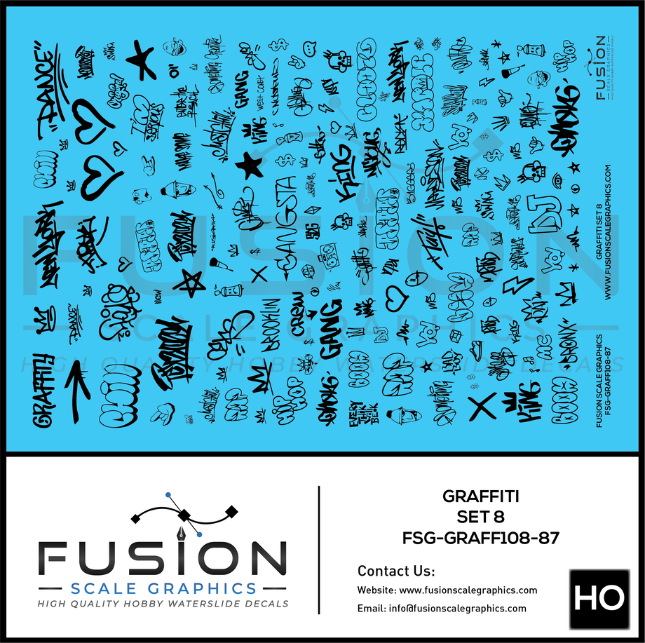HO Scale Decals – Fusion Scale Graphics