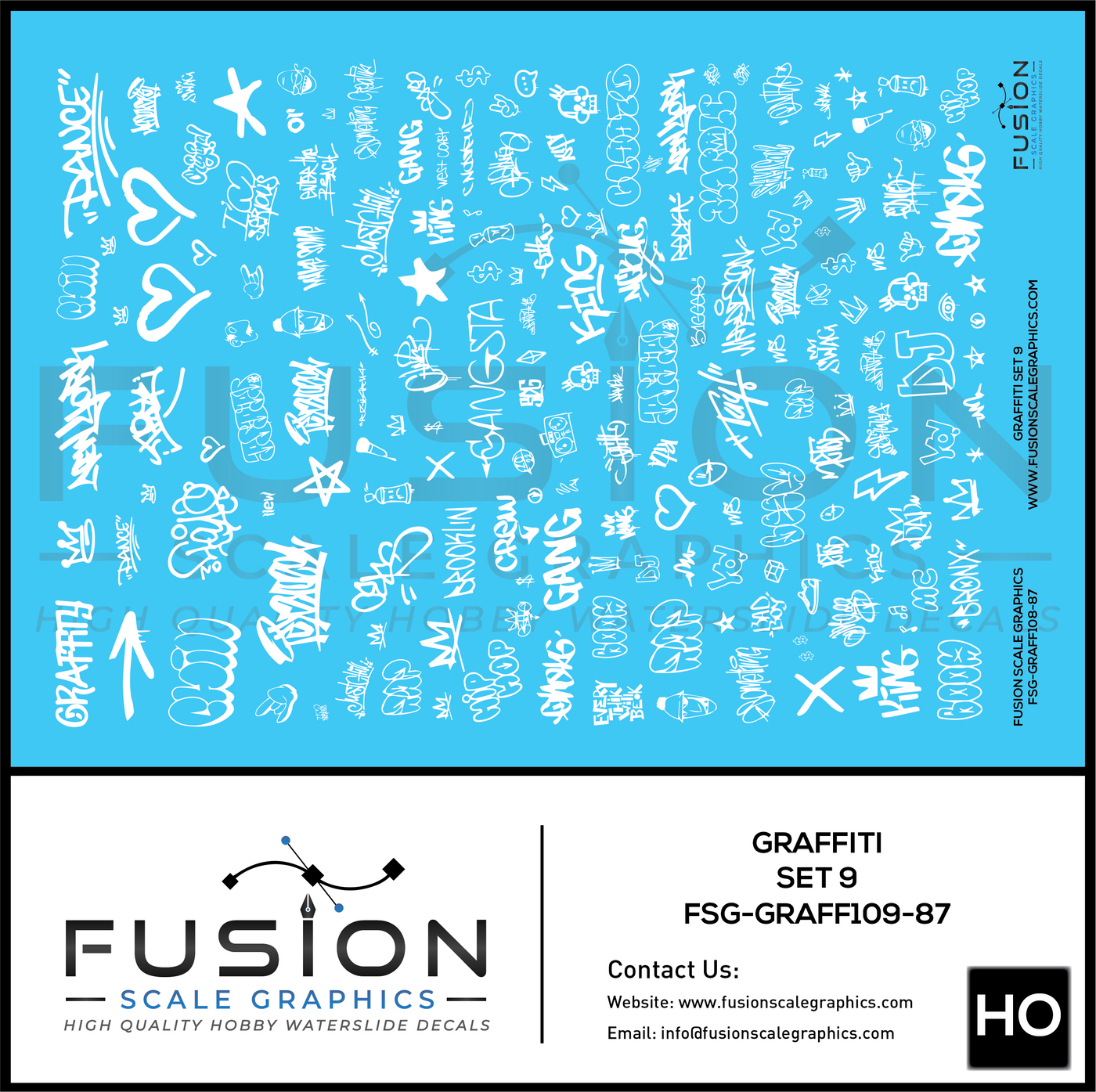 HO Scale Decals – Fusion Scale Graphics