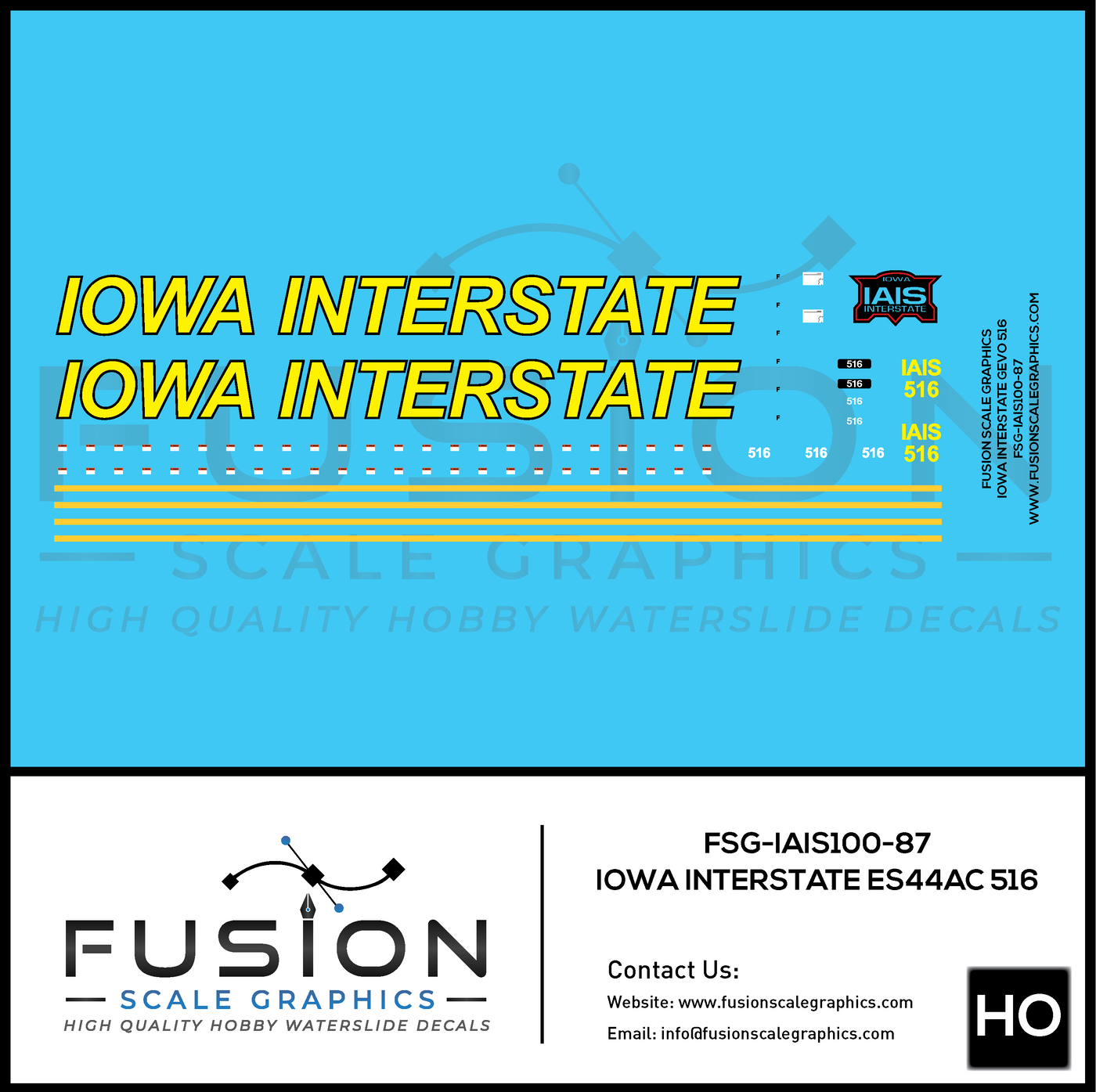 Iowa Interstate Railroad – Fusion Scale Graphics