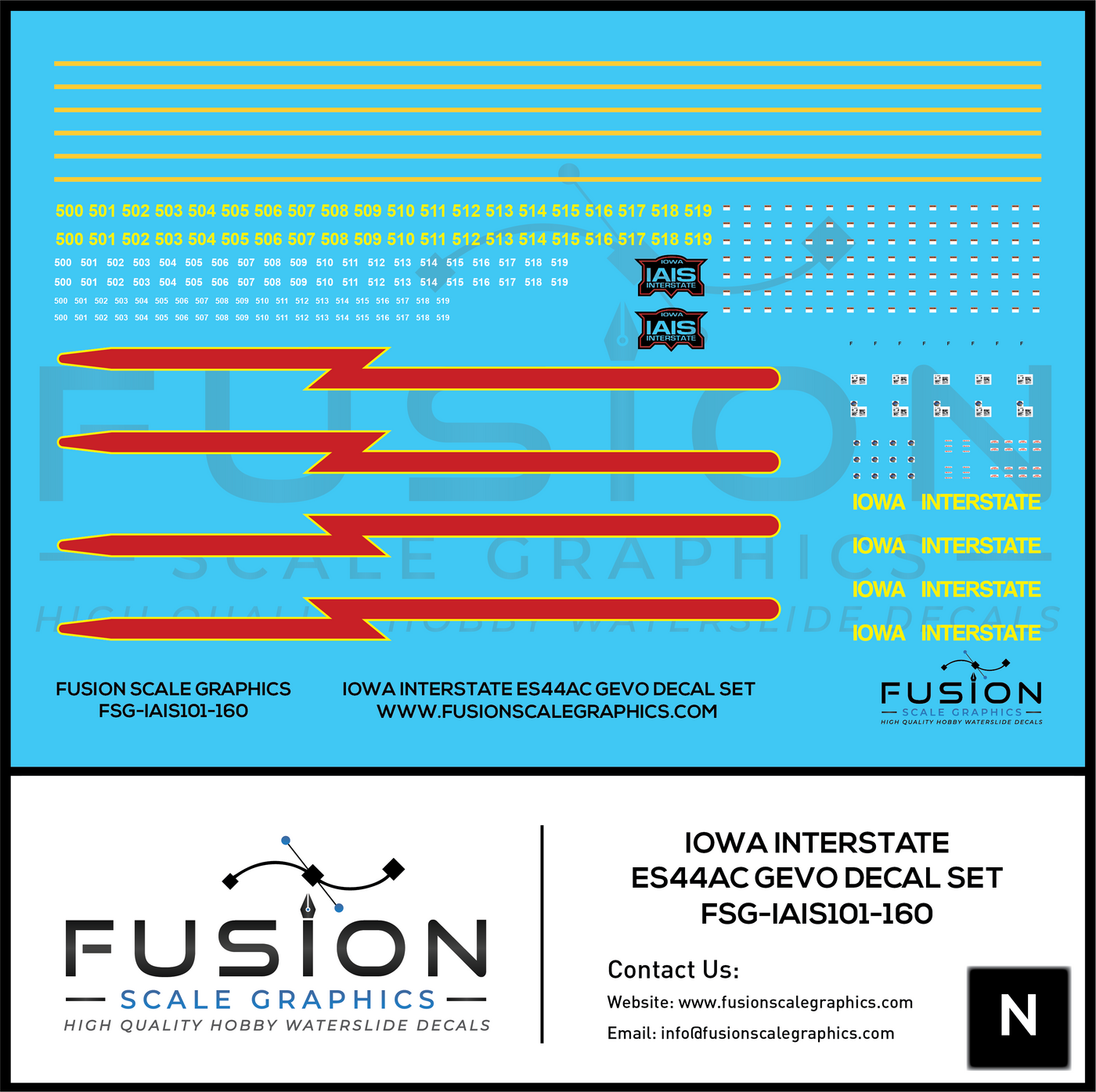 Iowa Interstate Railroad – Fusion Scale Graphics