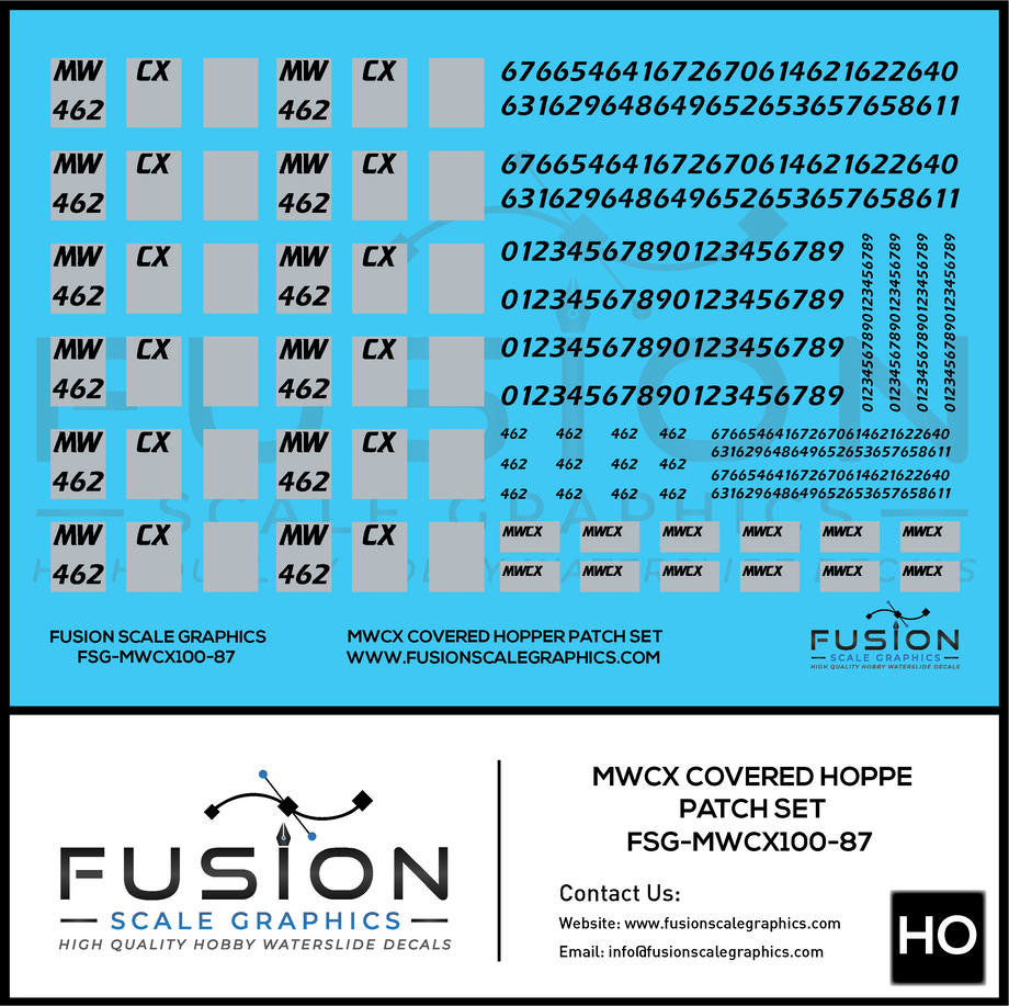 HO Scale Decals – Fusion Scale Graphics