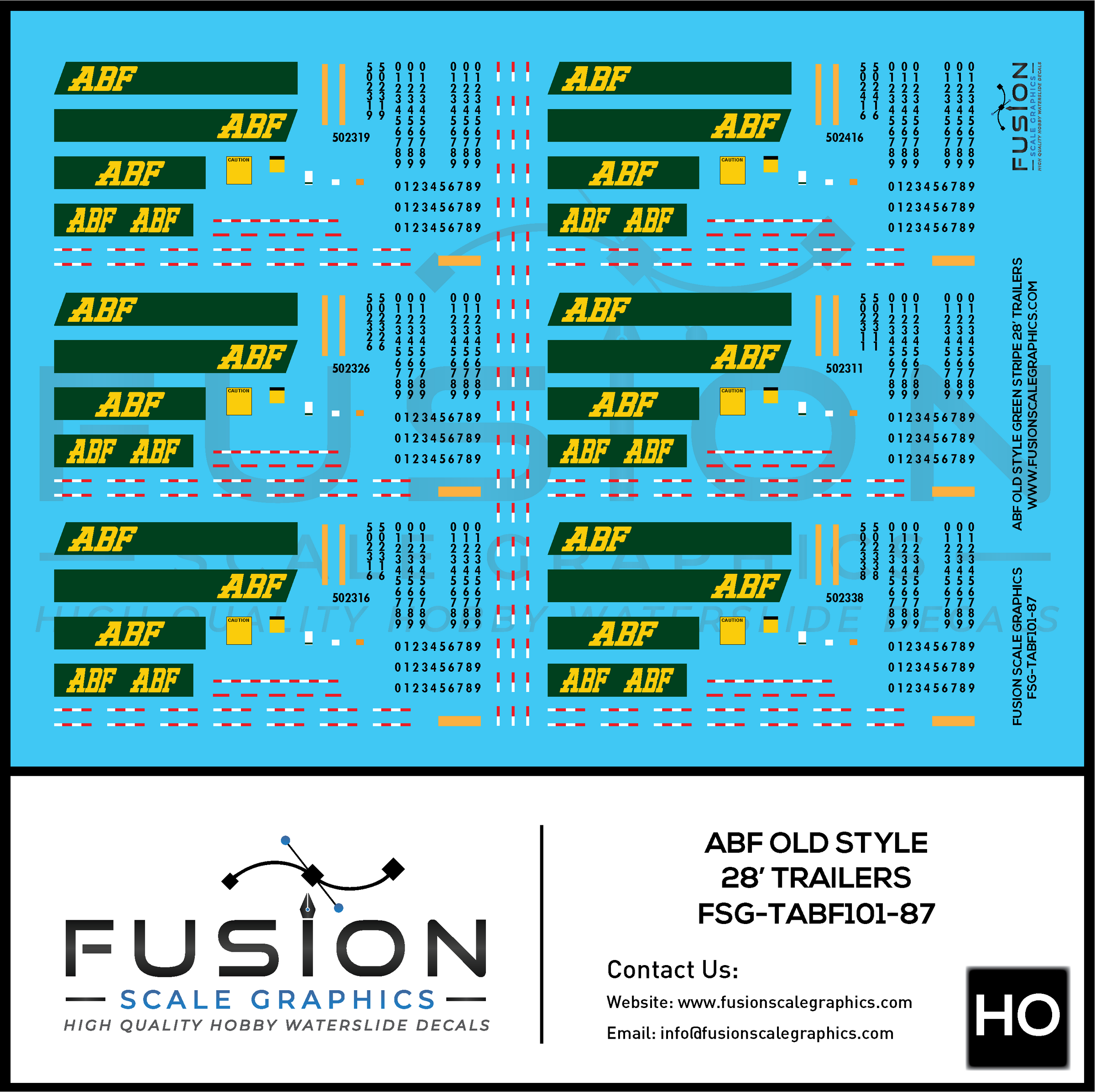 HO Scale Decals – Page 3 – Fusion Scale Graphics
