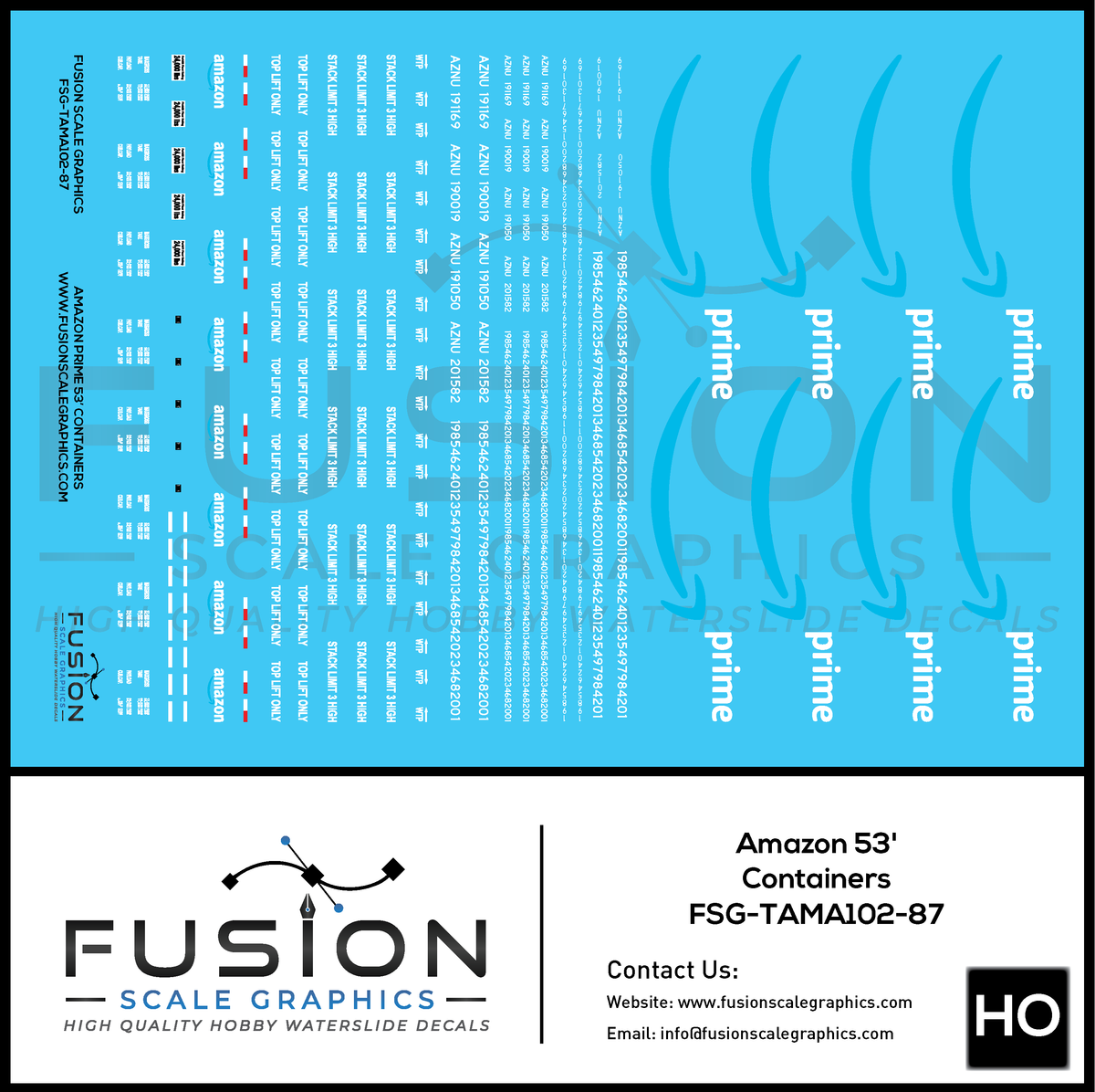 HO Scale Decals – Fusion Scale Graphics